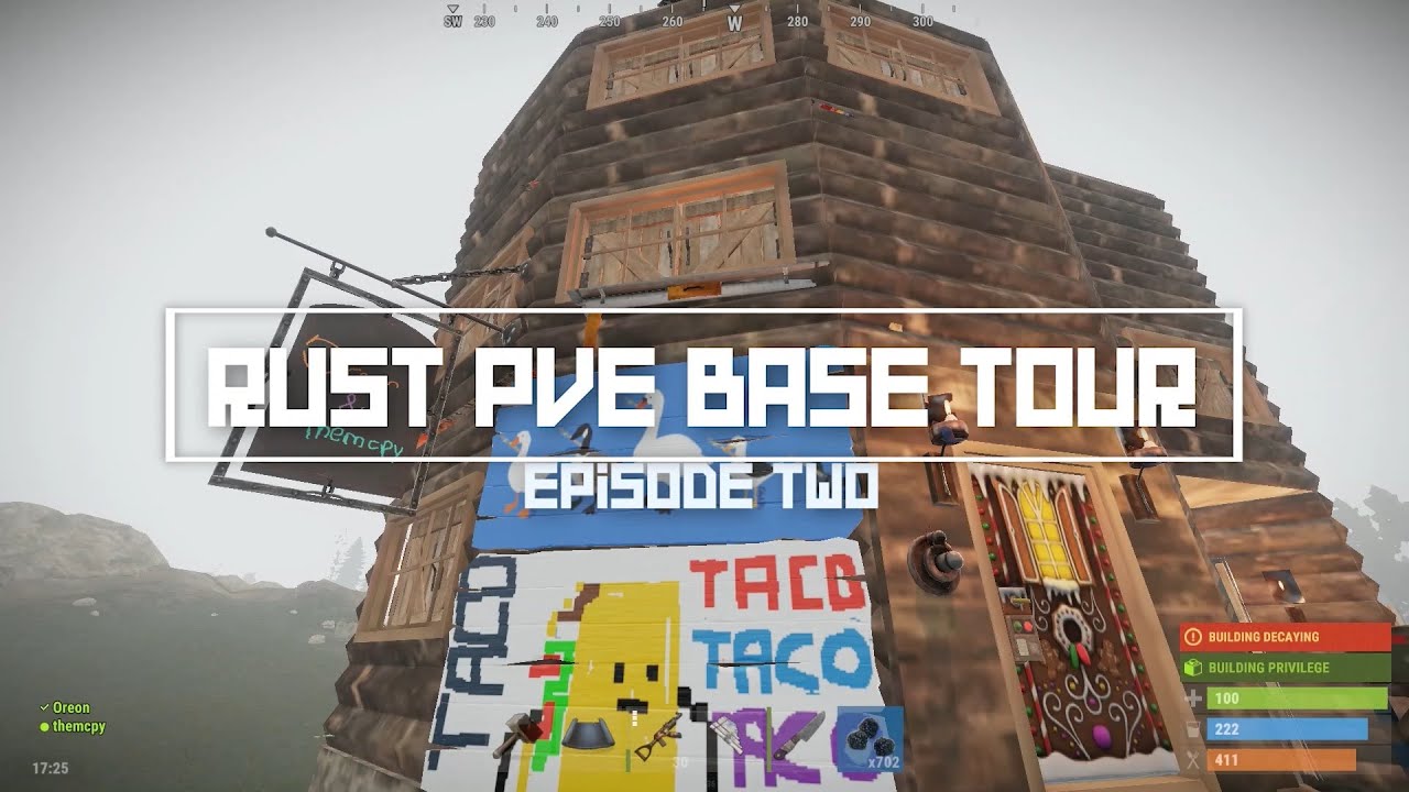 Rust Pve Base Tour Ep 2 Youtube