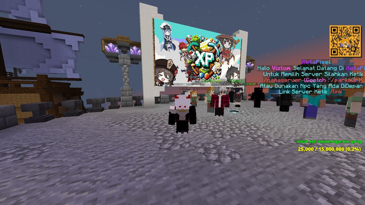 Bermain Minecraft Server Xetapixel Indonesia Youtube