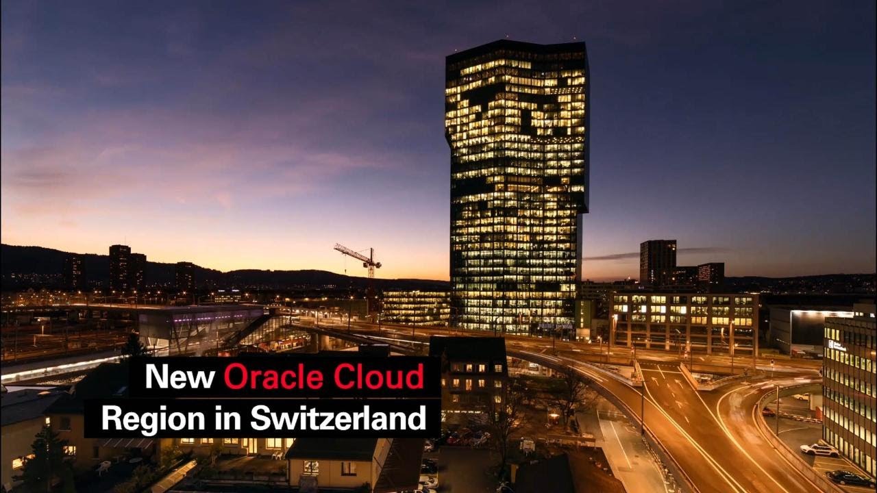New Oracle Cloud Region In Switzerland Youtube