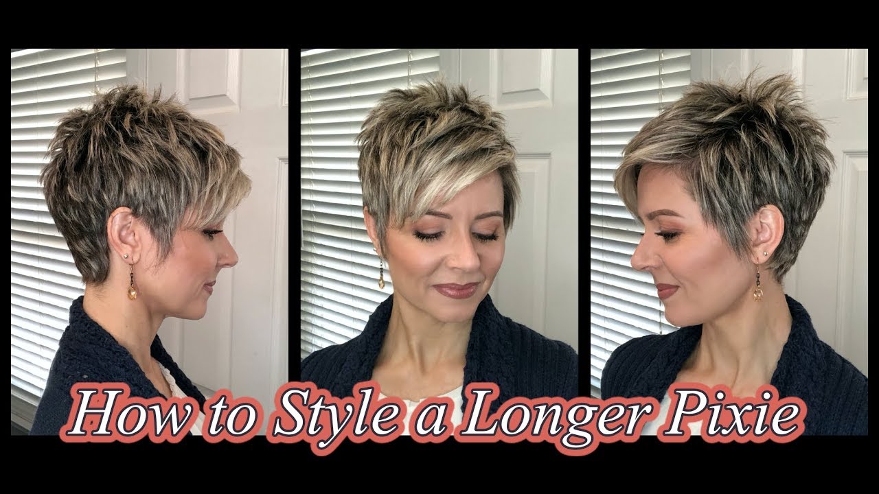 Long Pixie Cut With Long Bangs