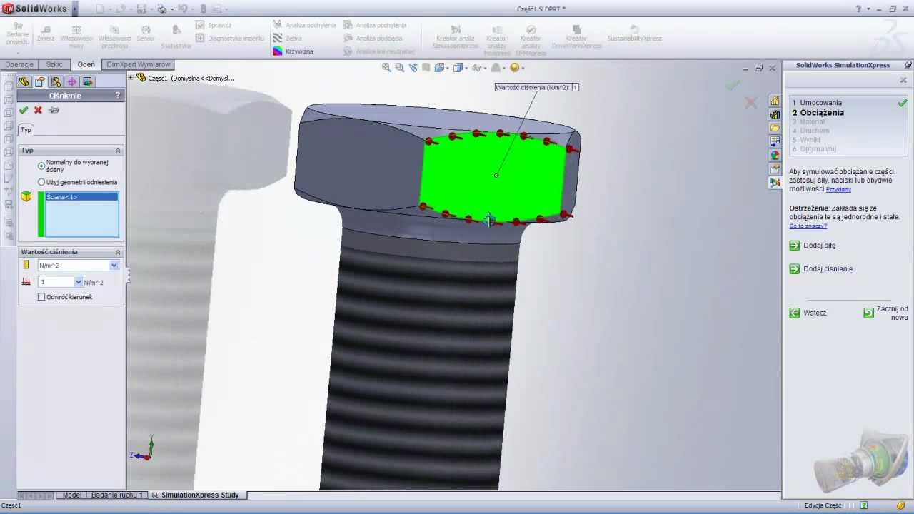 Solidworks Tutorial Simulation Express Mes Youtube