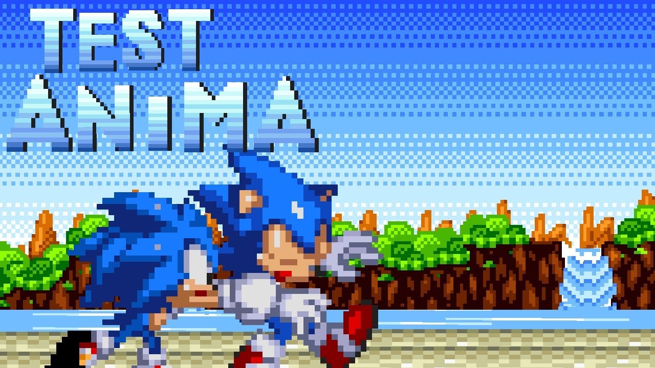Test Animation Sonic Vs Sonic All Youtube