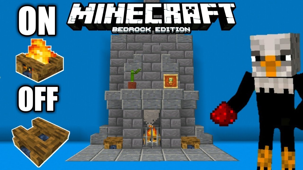 рџ How To Make Simple On Off Switch For Campfire Minecraft Bedrock