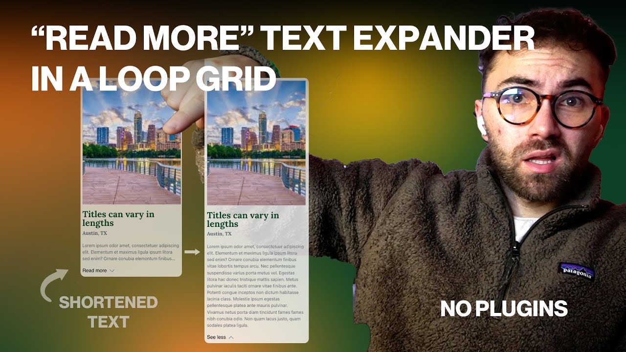 How To Make A Read More Text Expander In A Loop Grid Elementor