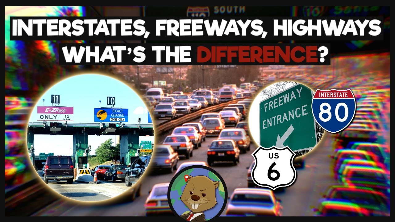 The Differences Between Interstates Freeways And Highways Youtube