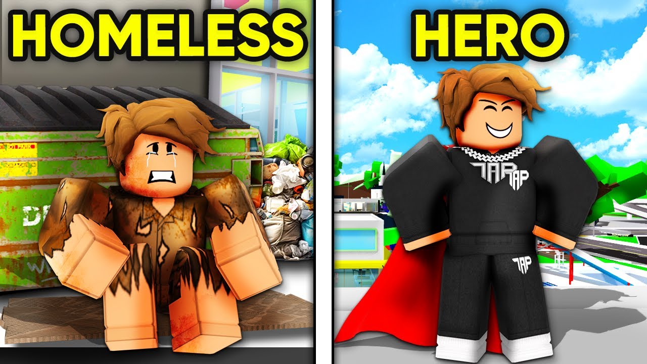 Homeless To Hero Brookhaven Rp Youtube