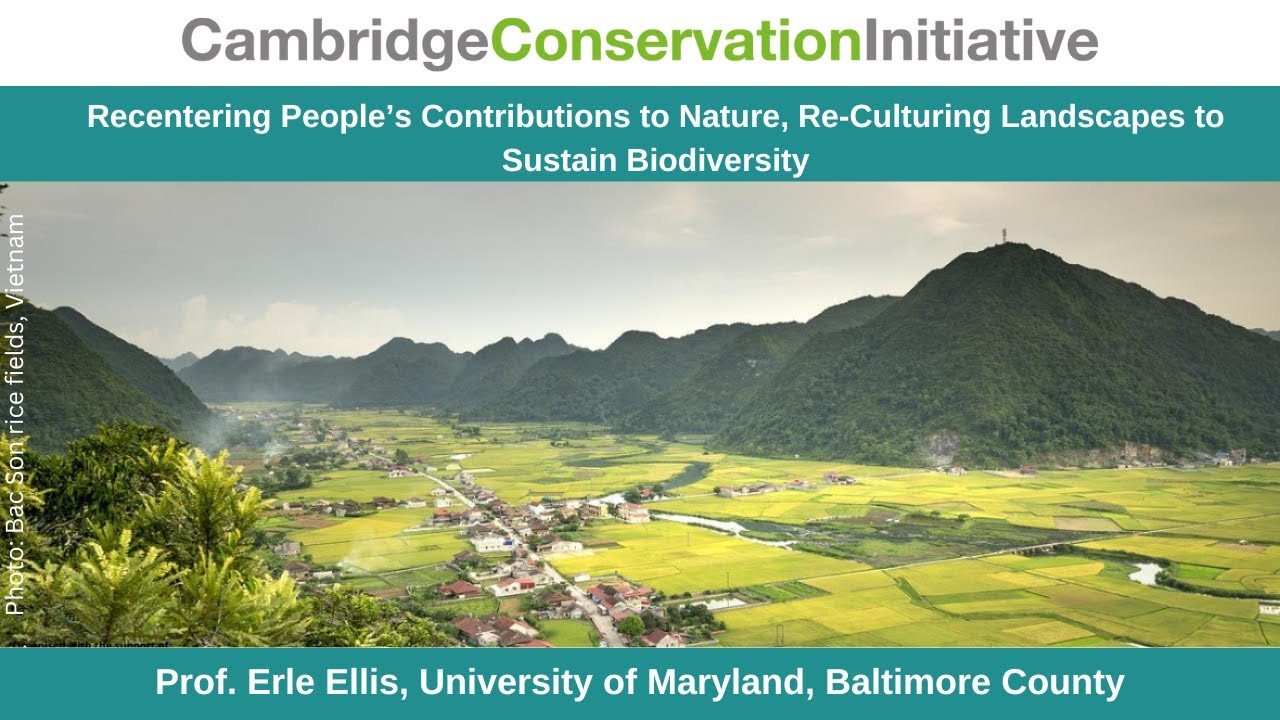 Prof Erle Ellis Recentering Contributions To Nature Reculturing