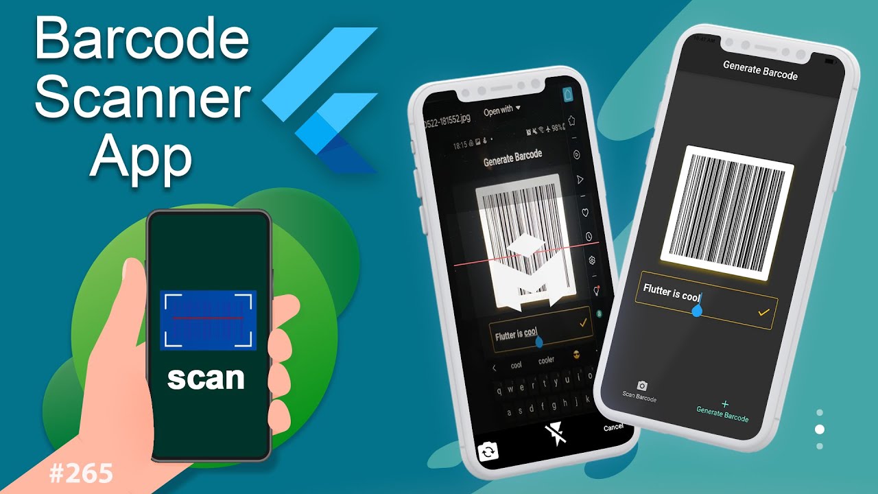 Flutter Tutorial Barcode Scanner App Barcode Generator Youtube