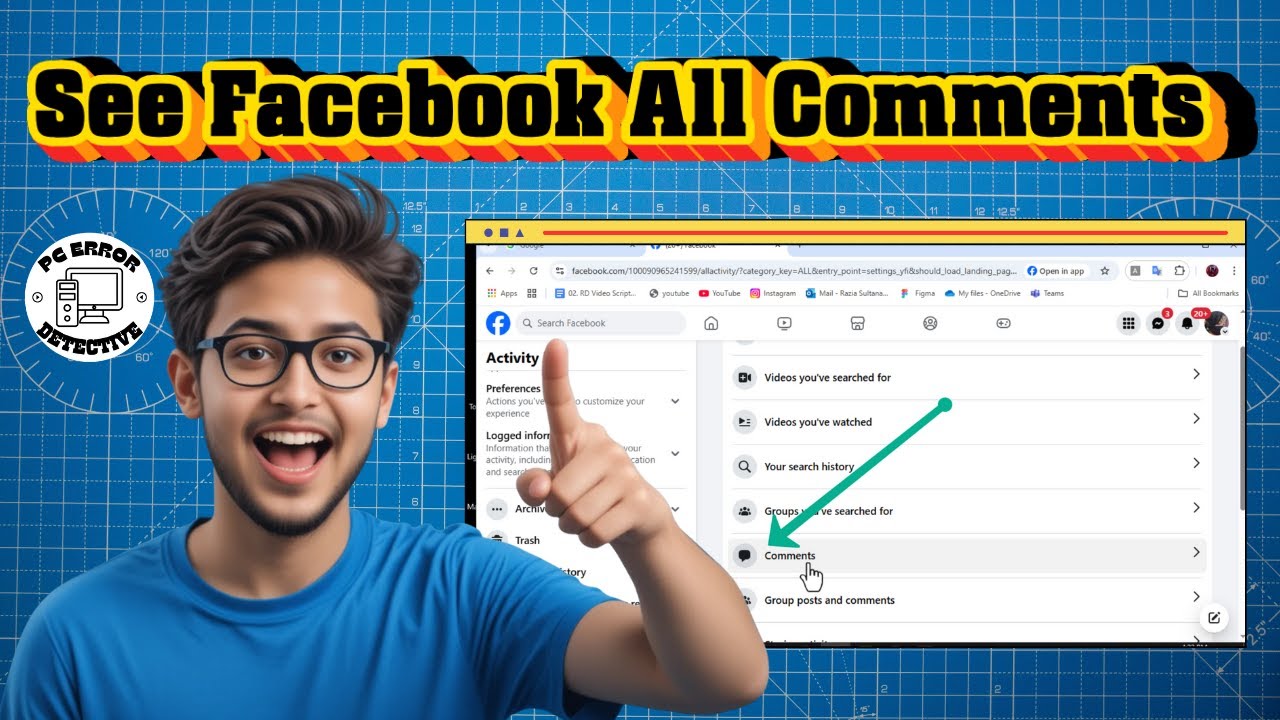 How To See All Your Comments On Facebook On Pc Simple Steps Youtube