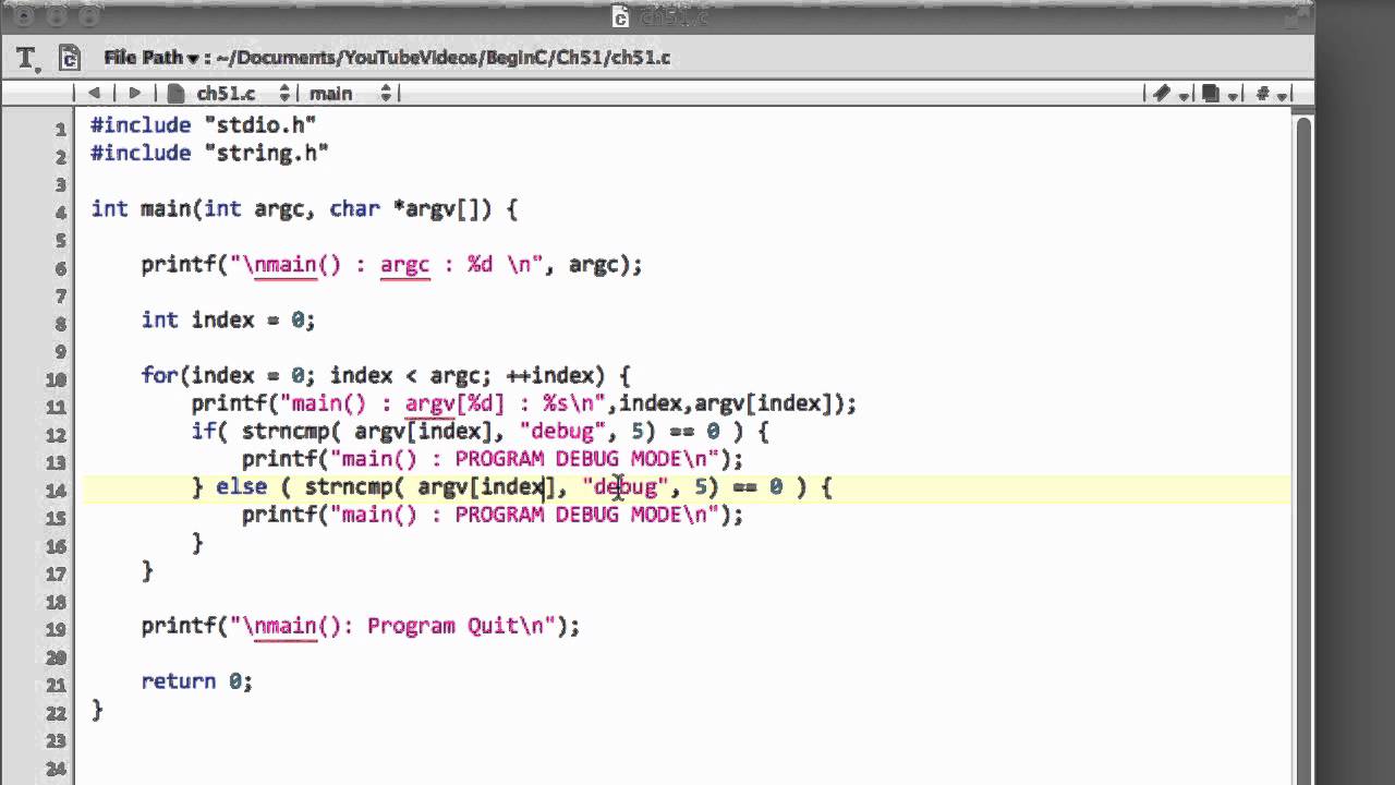 Explain Command Line Arguments Design Talk