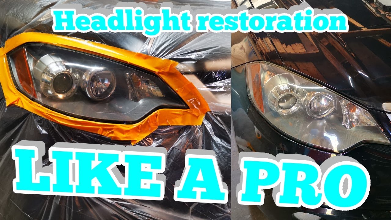 Diy Headlight Restoration Youtube