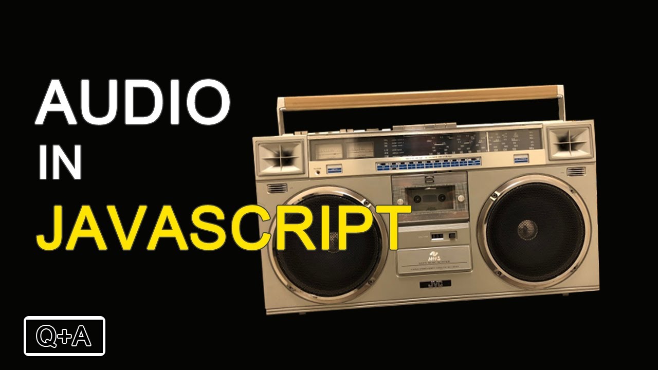 How To Play Audio With Javascript Youtube