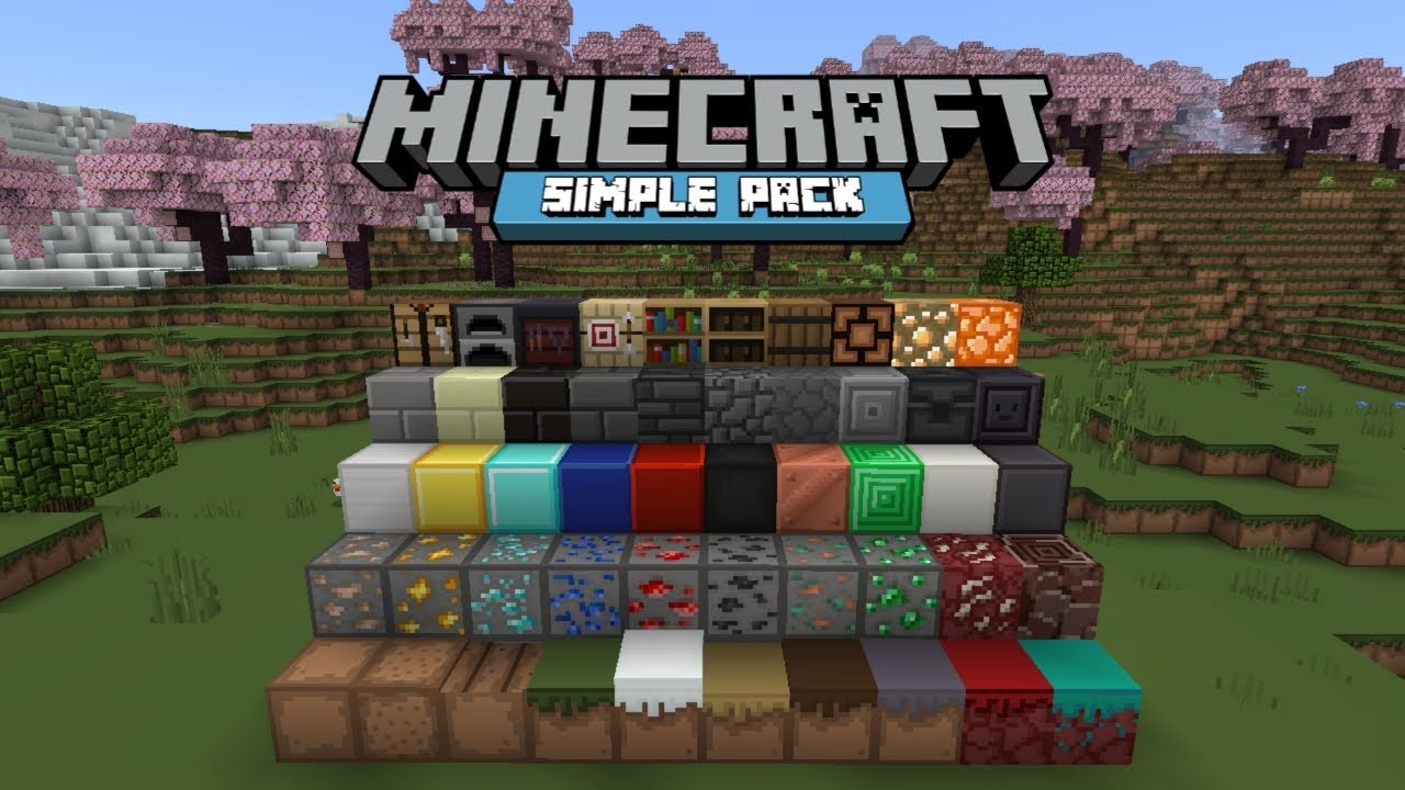 Simple Pack Minecraft Texture Pack Review For 1 20 Update Youtube
