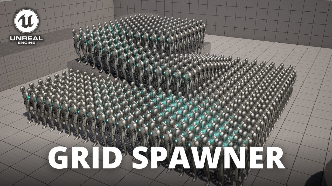 How To Make A Grid Spawner In Unreal Engine 5 Youtube