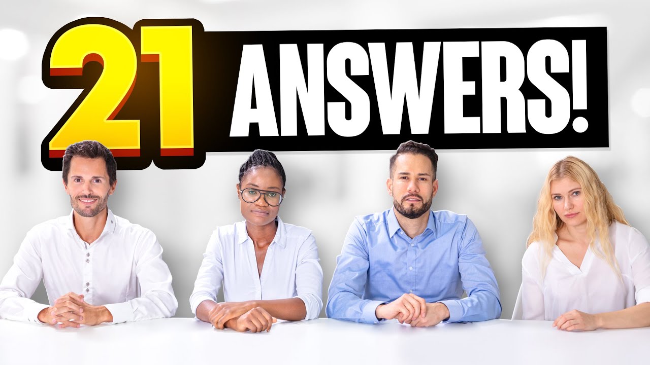 Top 21 Quick Answers To Behavioural Interview Questions Youtube