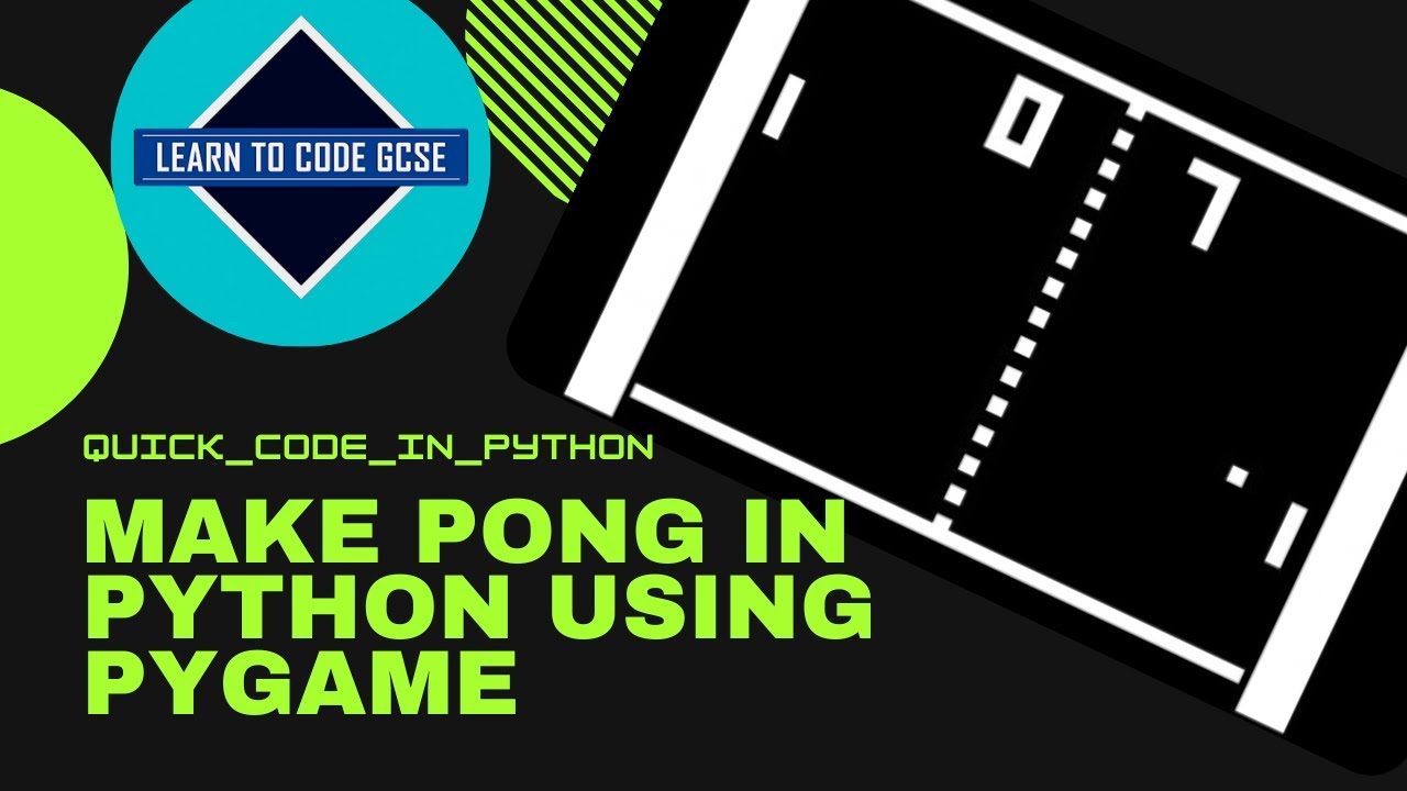 Pong In Python Pygame At Darnell Johnson Blog