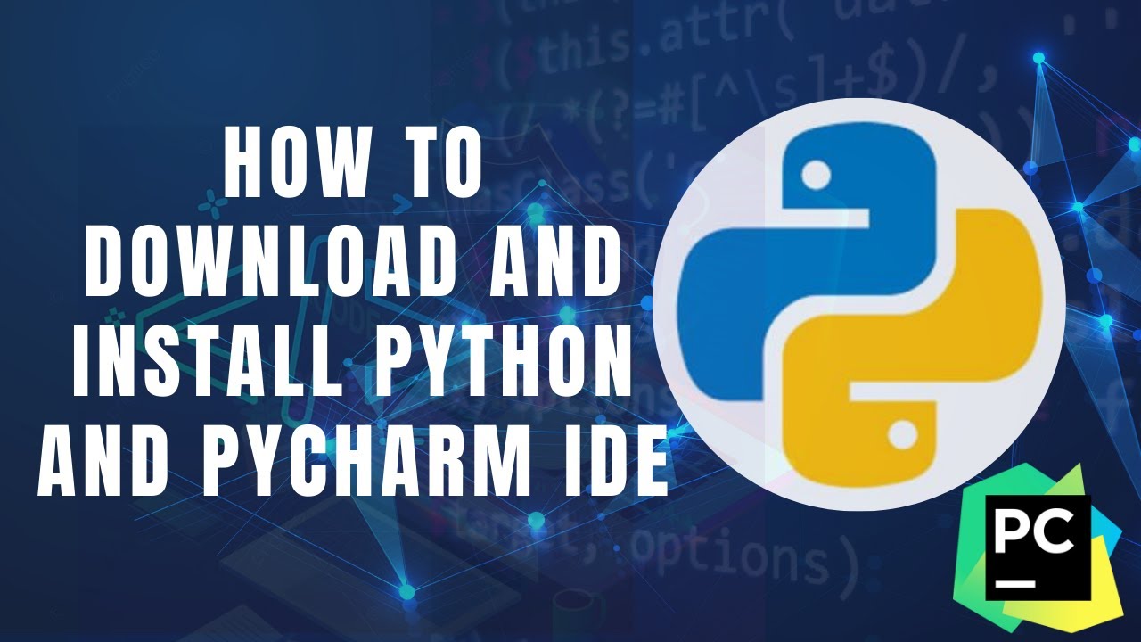 How To Download And Install Python And Pycharm Ide Youtube