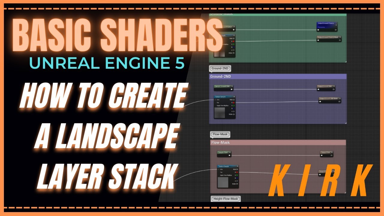 How To Create A Landscape Layer Stack Youtube