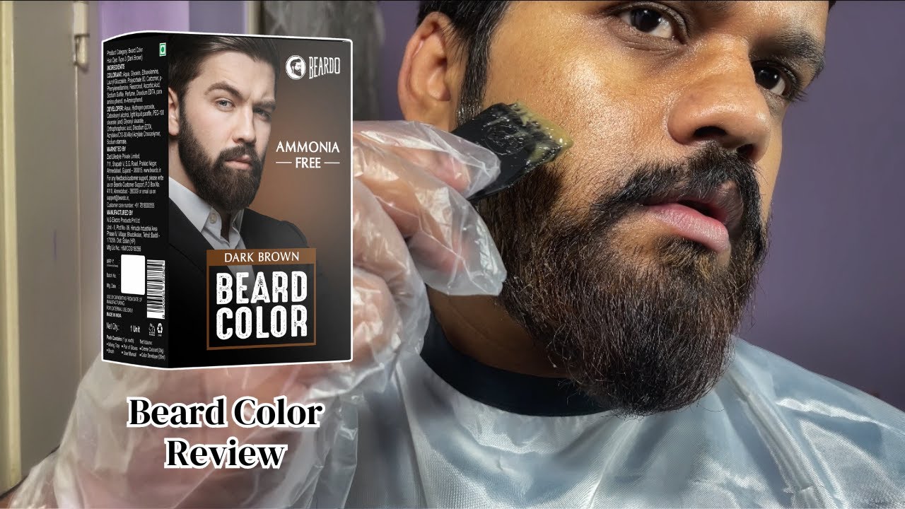 Beardo Beard Color For Men Beard Color Review Youtube