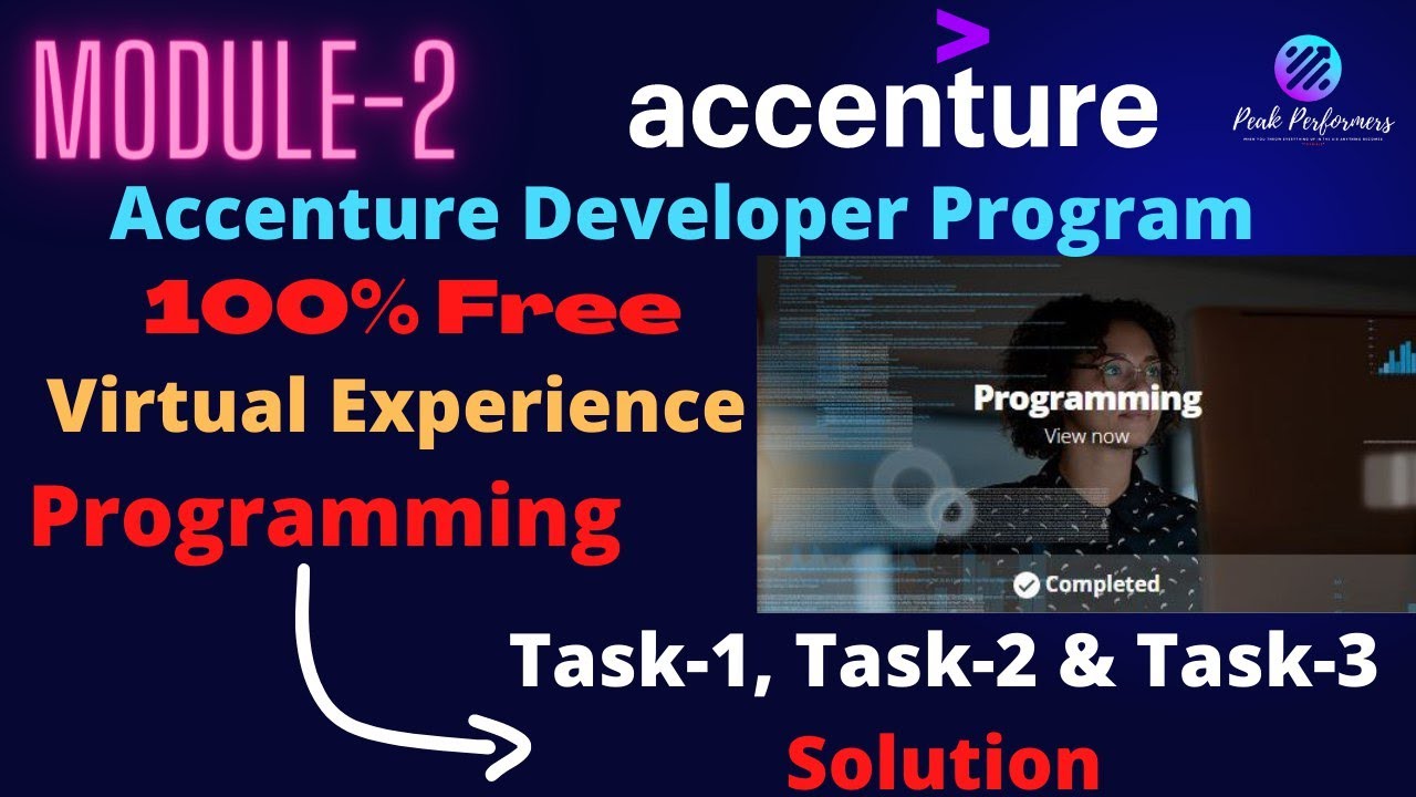 Accenture Developer Program 2022 Virtual Experience Programming