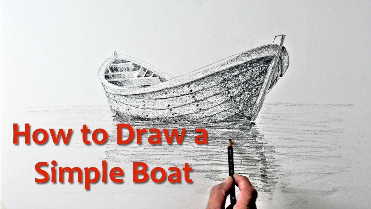 Start Drawing Part 9 Draw A Simple Boat Paulpriestleyart Youtube