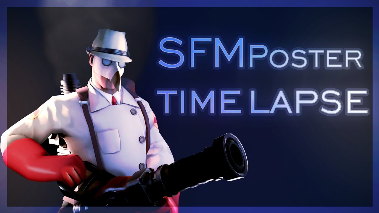 Sfm Commission Poster Time Lapse Stan Youtube
