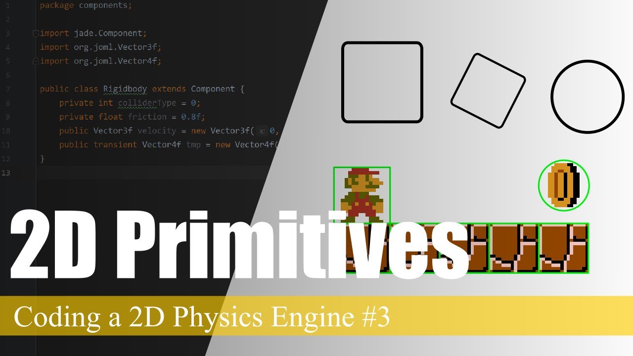 Creating 2d Primitives Coding A 2d Physics Engine In Java 3 Youtube
