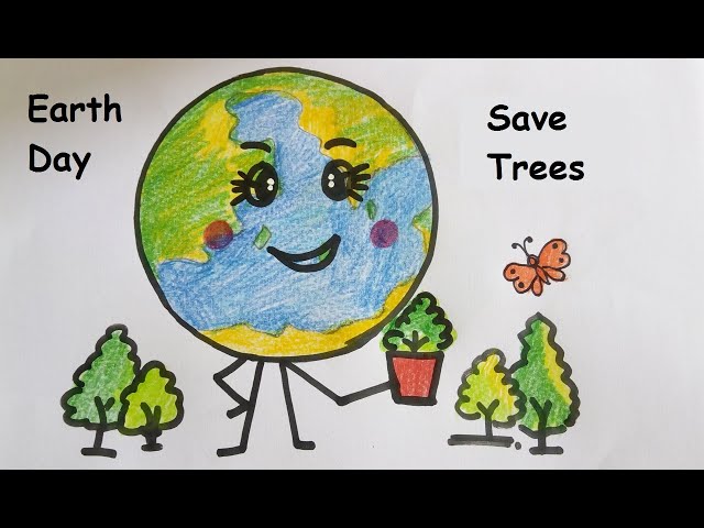 Save Earth Images Drawing For Kids Infoupdate Org