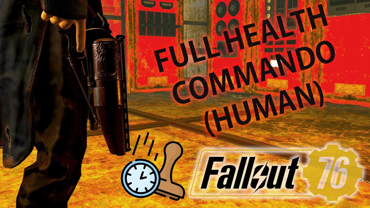 Full Health Commando Build 2025 Burning Springs Raid Ready Fallout