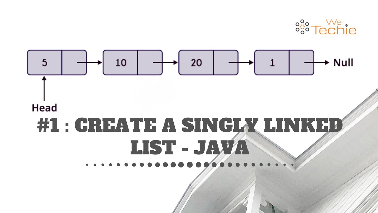 1 Creating A Linked List Java Wetechie Youtube