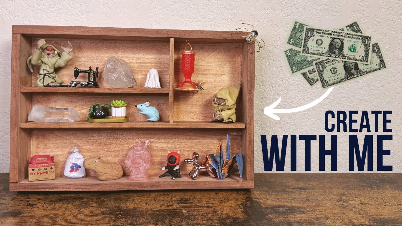 5 Diy Trinket Shelf Youtube