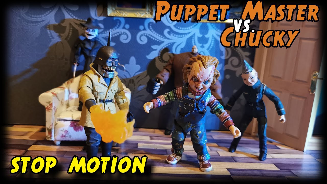 Chucky Vs Puppet Master Tunneler Pinhead Blade Torch Stop Motion