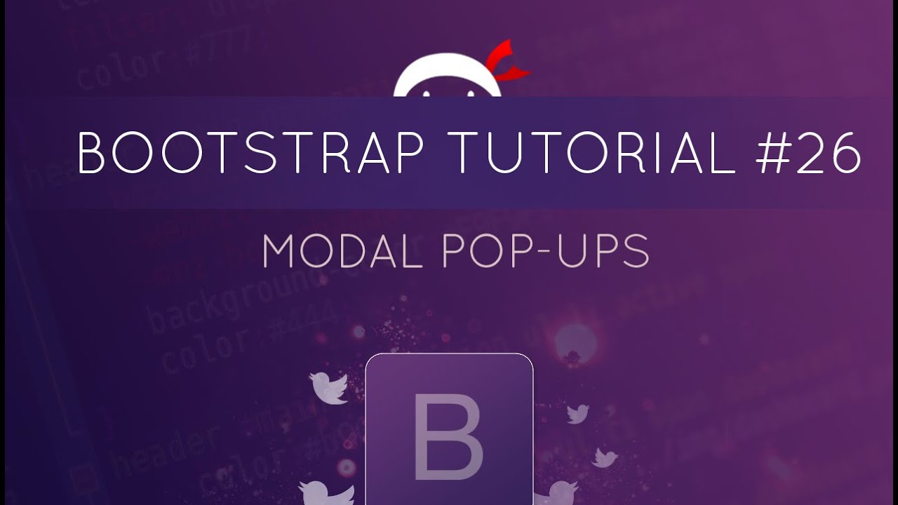 Bootstrap Tutorial 26 Modal Pop Ups Youtube