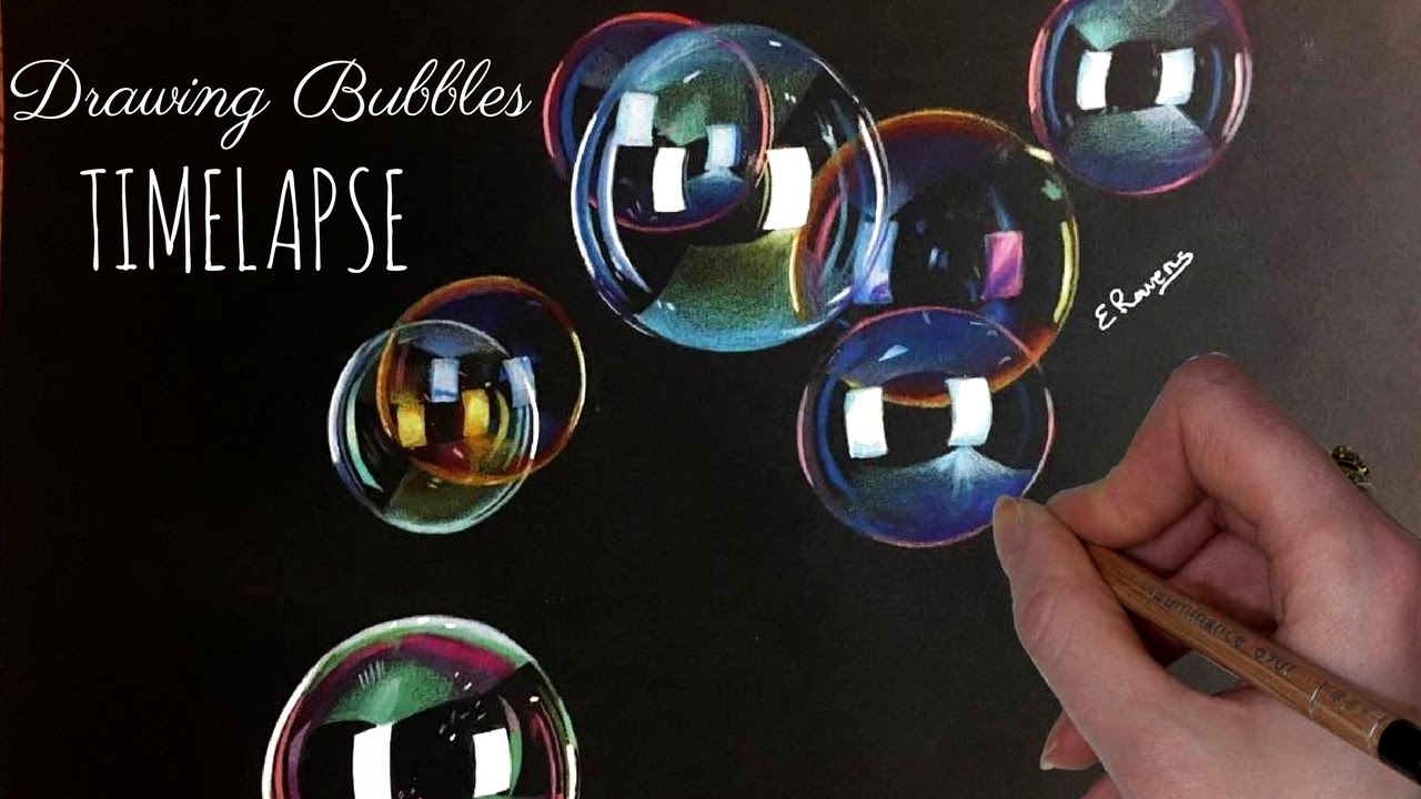 Speed Drawing Bubbles Youtube
