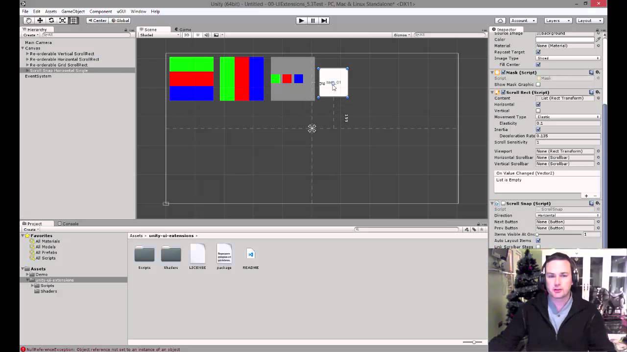 Unity Ui Extensions Update 1 0 6 Youtube