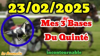 Pronostics Pmu Mes 3 Bases Incontournable Vendredi 21 F C3 A9vrier 2025