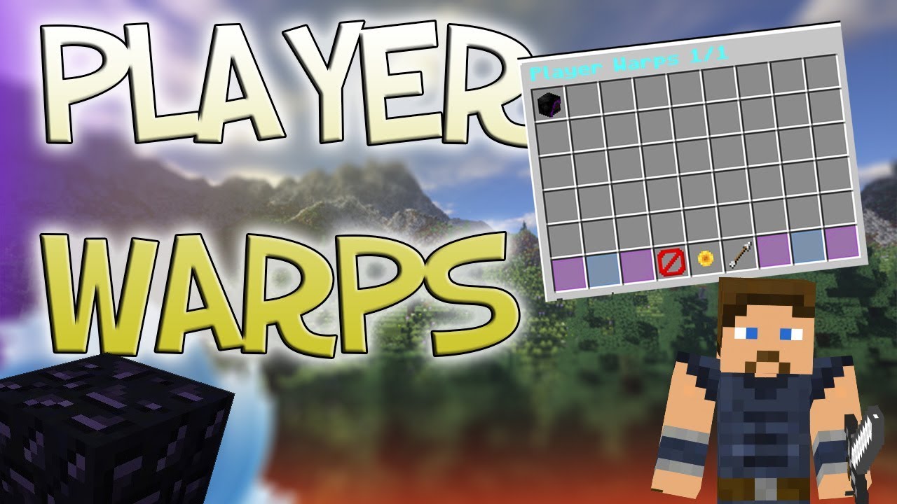 Player Warps Gui Minecraft Plugins Youtube
