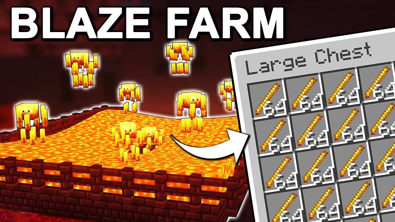 The Easiest Blaze Farm In Minecraft 1 21 Tutorial Youtube