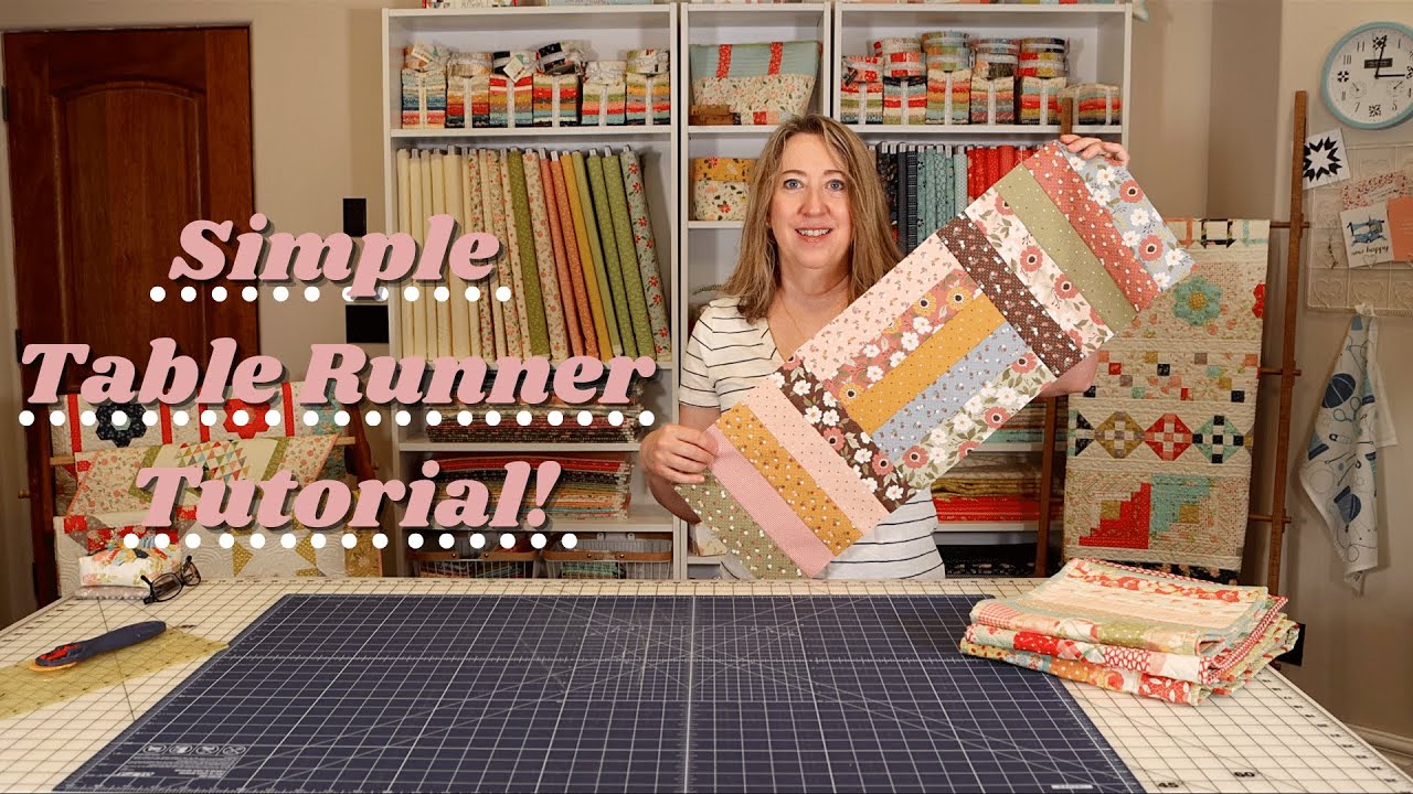 How To Sew A Easy Table Runner At Odelia Parrish Blog