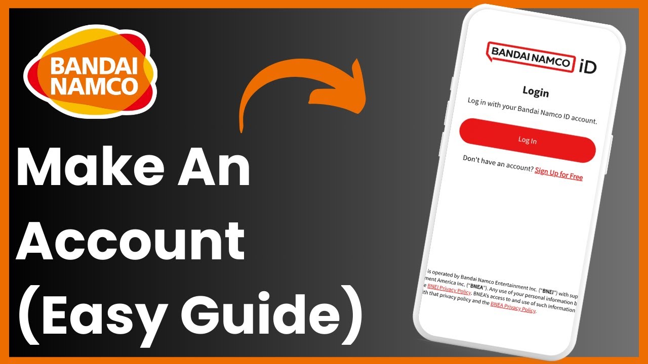 How To Make A Bandai Namco Account Youtube