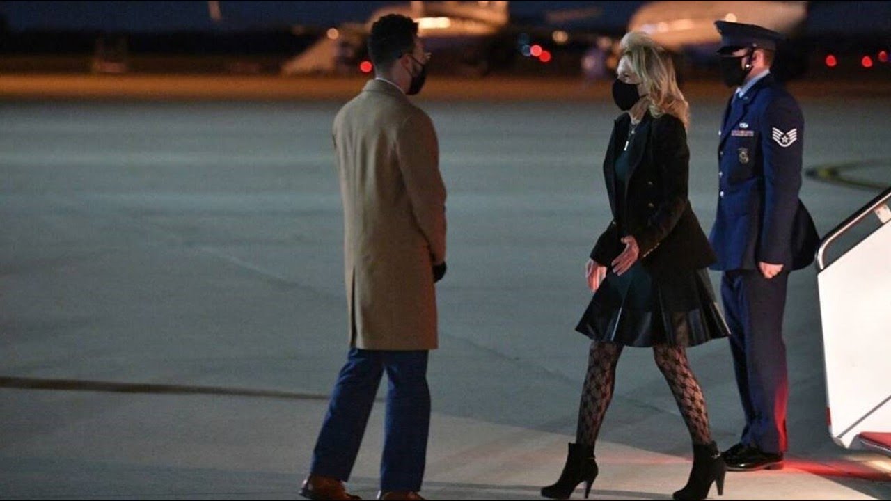 Jill Biden S Fishnet Stockings Spark Social Media Storm Youtube