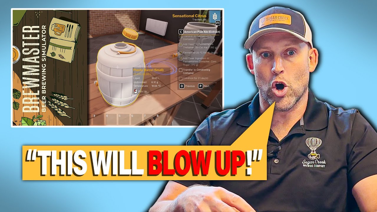 Real Brewmaster Reacts To Brewmaster Beer Brewing Simulator Youtube