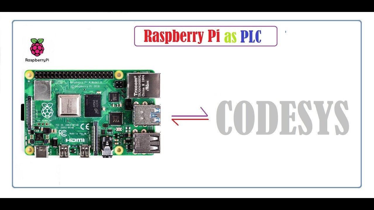 Raspberry Pi As Plc Using Codesys Youtube