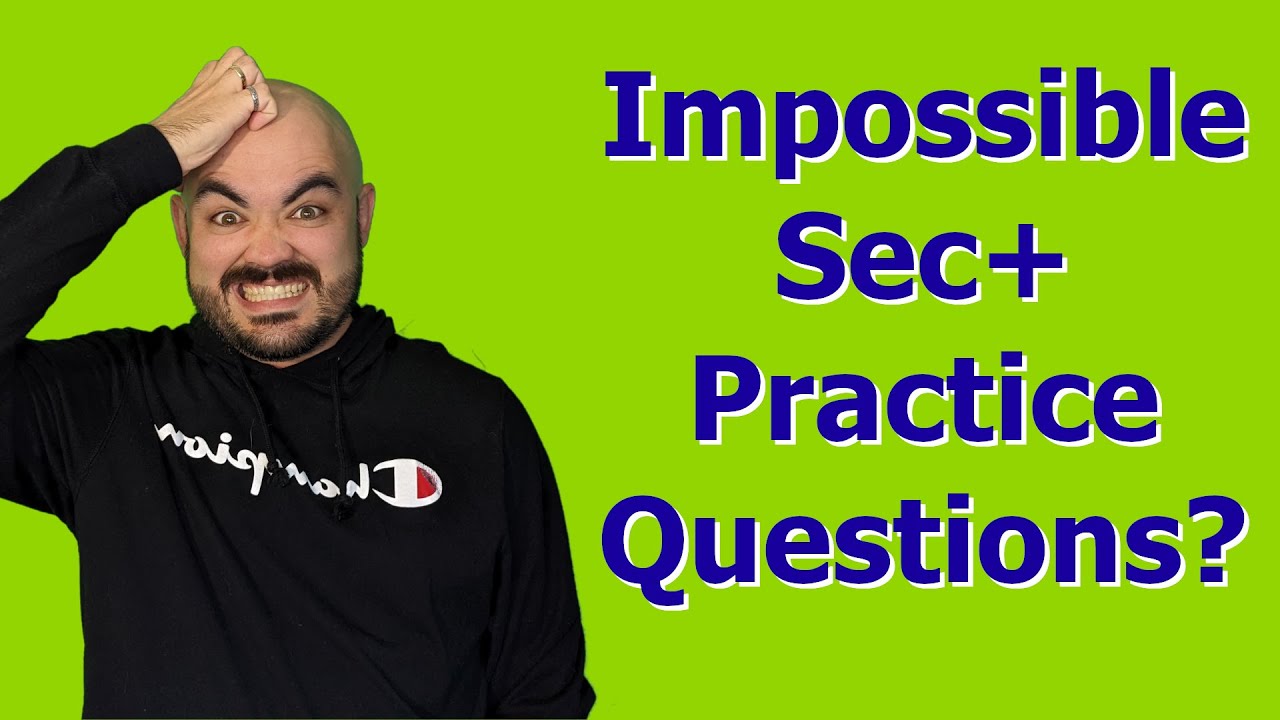 Security Comptia Sy 601 Practice Test Questions Part 2 Youtube