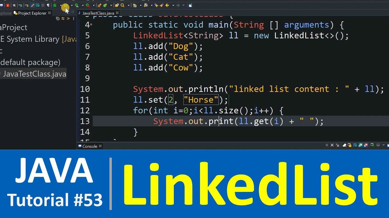 Java Linkedlist With Examples