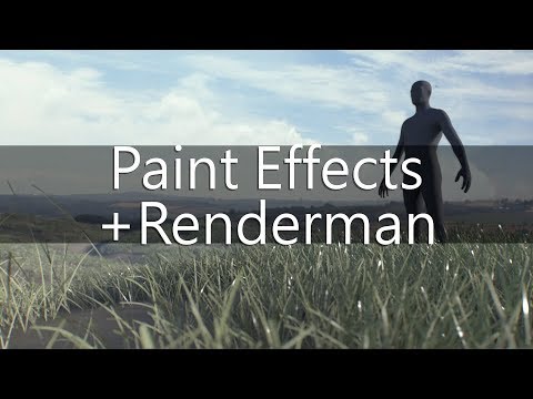 Renderman Paint Effects Youtube