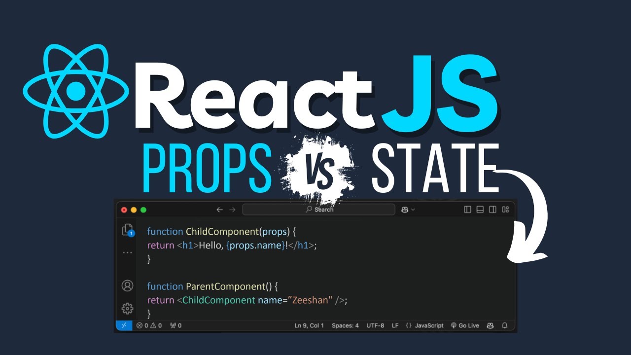 Master React Js Props And State In One Day React Js Tutorial Learn