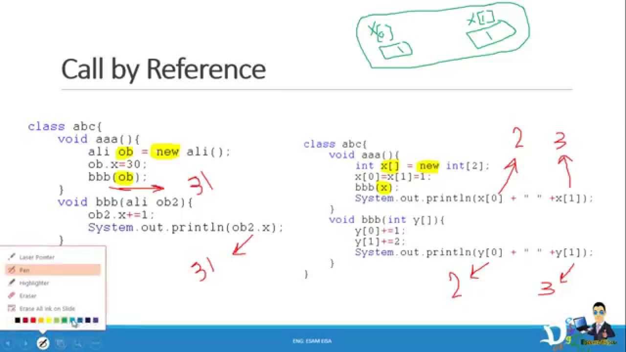 Java Call By Value Vs Call By Reference Youtube