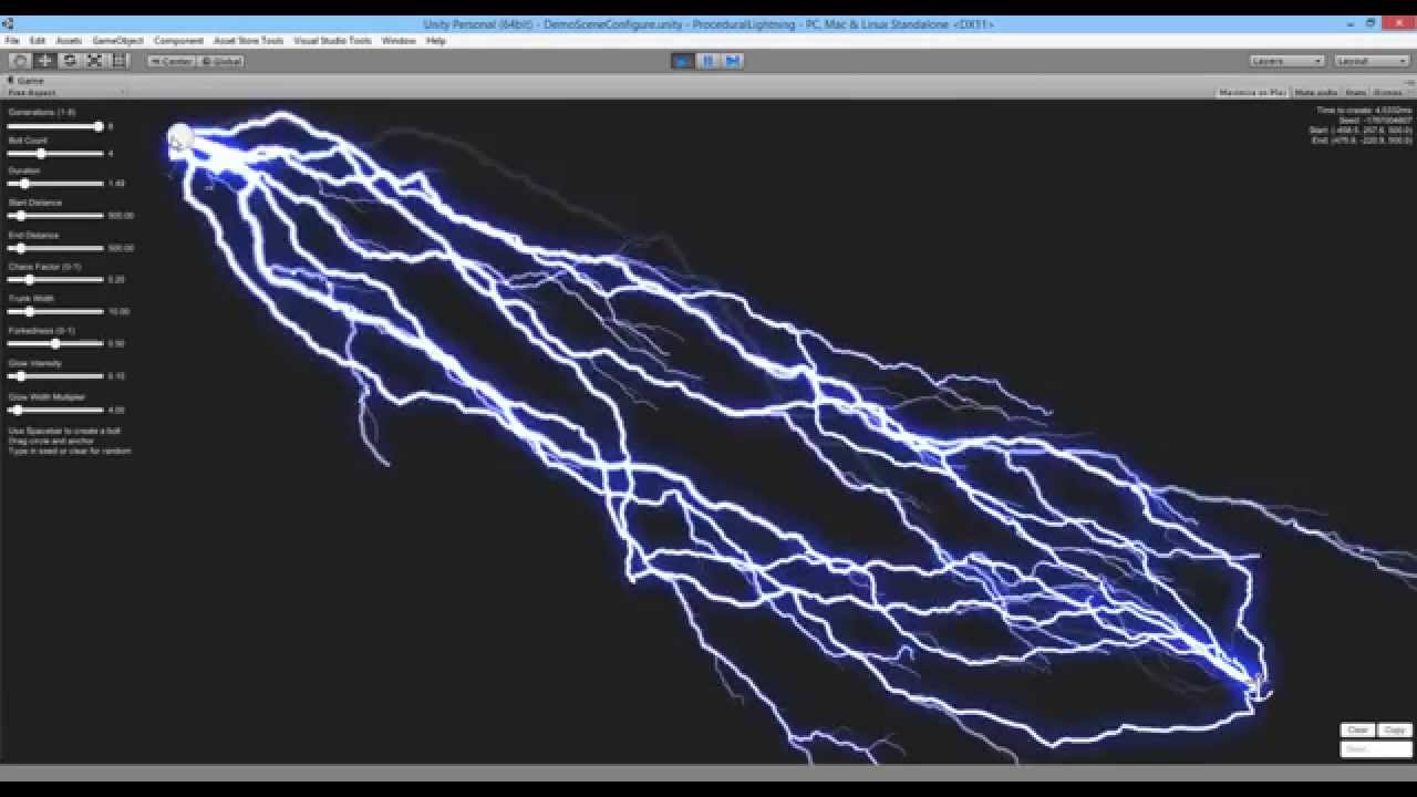 Procedural Lightning For Unity Youtube