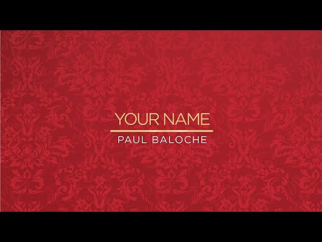 Your Name - Christmas Version Lyrics - Paul Baloche Your Name - Christmas Version Lyrics - Paul Baloche